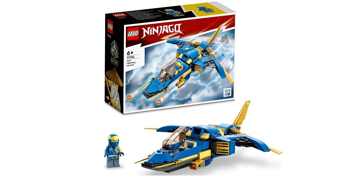 LEGO 71784 NINJAGO Odrzutowiec ponaddźwiękowy Jay'a EVO - niskie ceny i ...