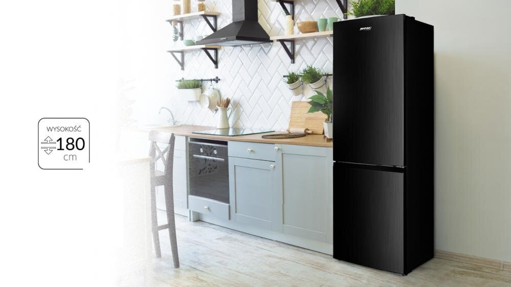 MPM-254-FF-52 E No frost 180cm Czarna Lodówka - niskie ceny i opinie w ...