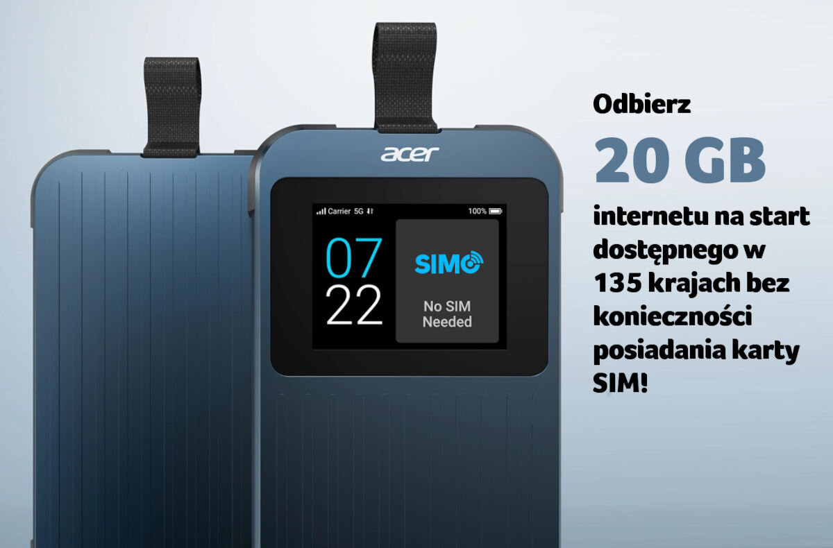 ACER Connect Enduro M3 5G Router - niskie ceny i opinie w Media Expert