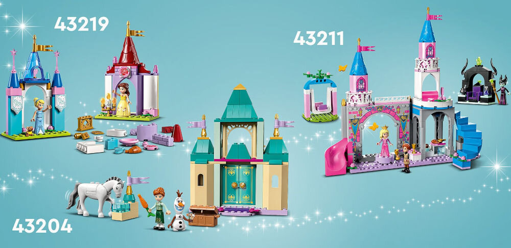 LEGO 43219 Disney Kreatywne zamki księżniczek Disneya - niskie ceny i ...