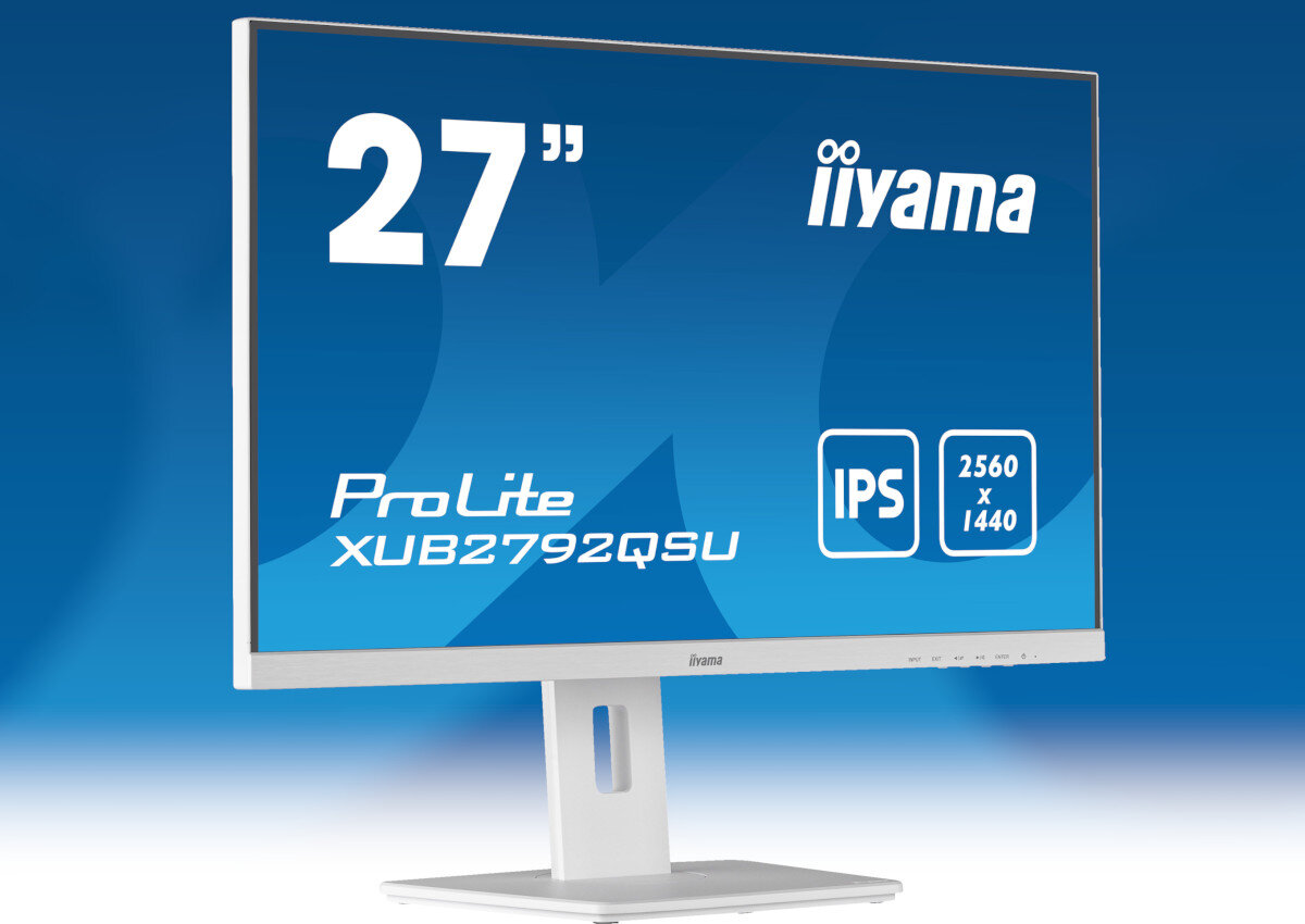 IIYAMA ProLite XUB2792QSU-W5 27" 2560x1440px IPS Monitor - niskie ceny i opinie w Media Expert