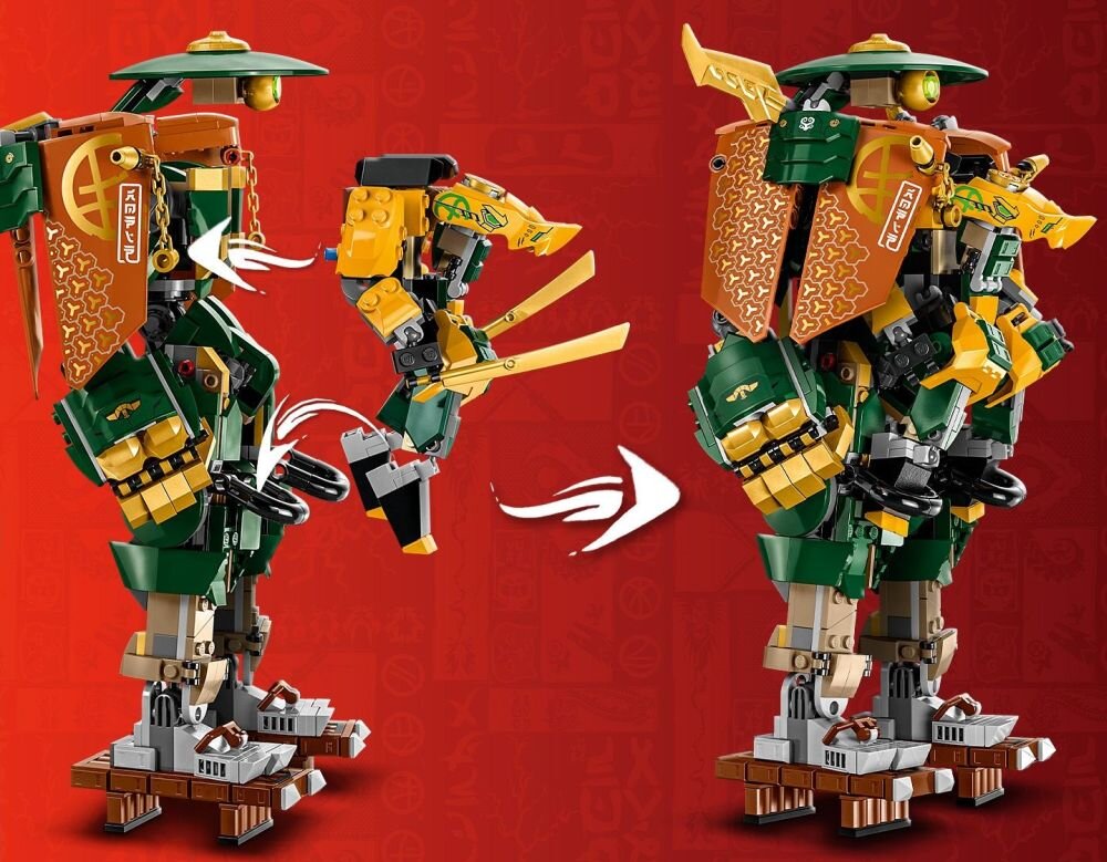 LEGO 71794 NINJAGO Drużyna mechów ninja Lloyda i Arina - niskie ceny i ...