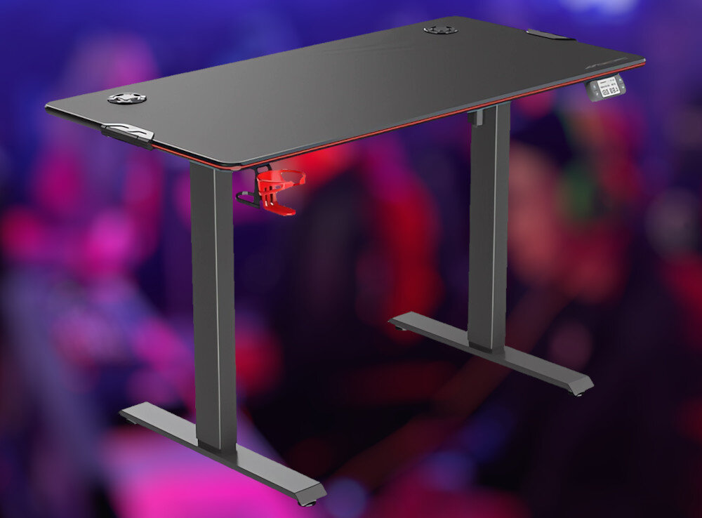 OCPC GAMING Fiero Czarny Biurko - niskie ceny i opinie w Media Expert