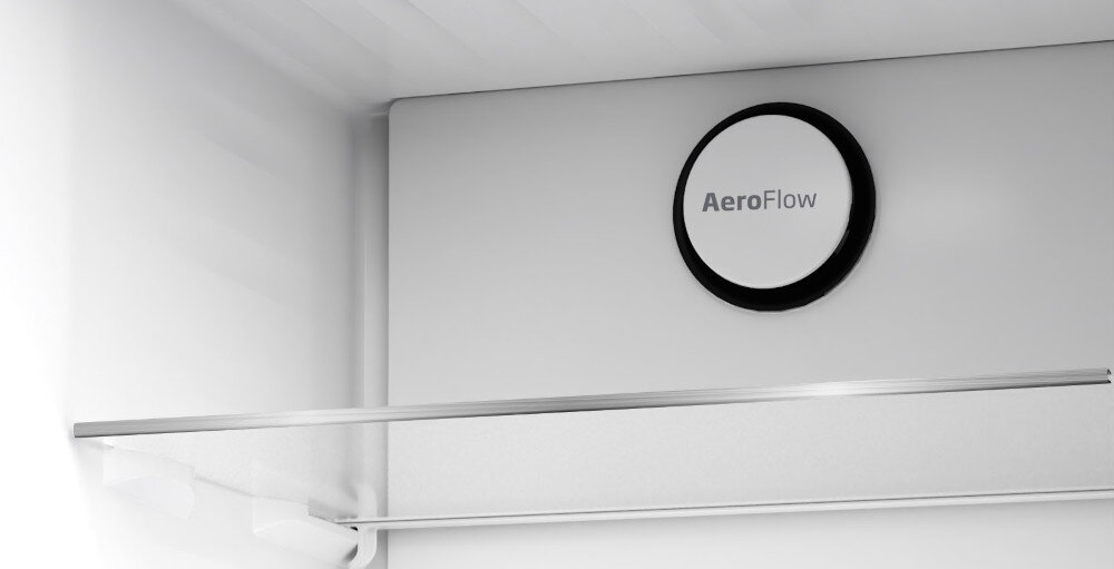 BEKO b300 B3RCNA364HXB No Frost HarvestFresh AeroFlow 186.5cm Platynowa ...