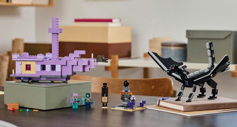 LEGO 21264 Minecraft Smok Kresu i statek Kresu - niskie ceny i opinie w ...