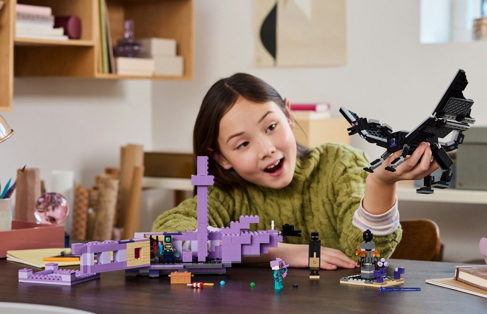 LEGO 21264 Minecraft Smok Kresu i statek Kresu - niskie ceny i opinie w ...