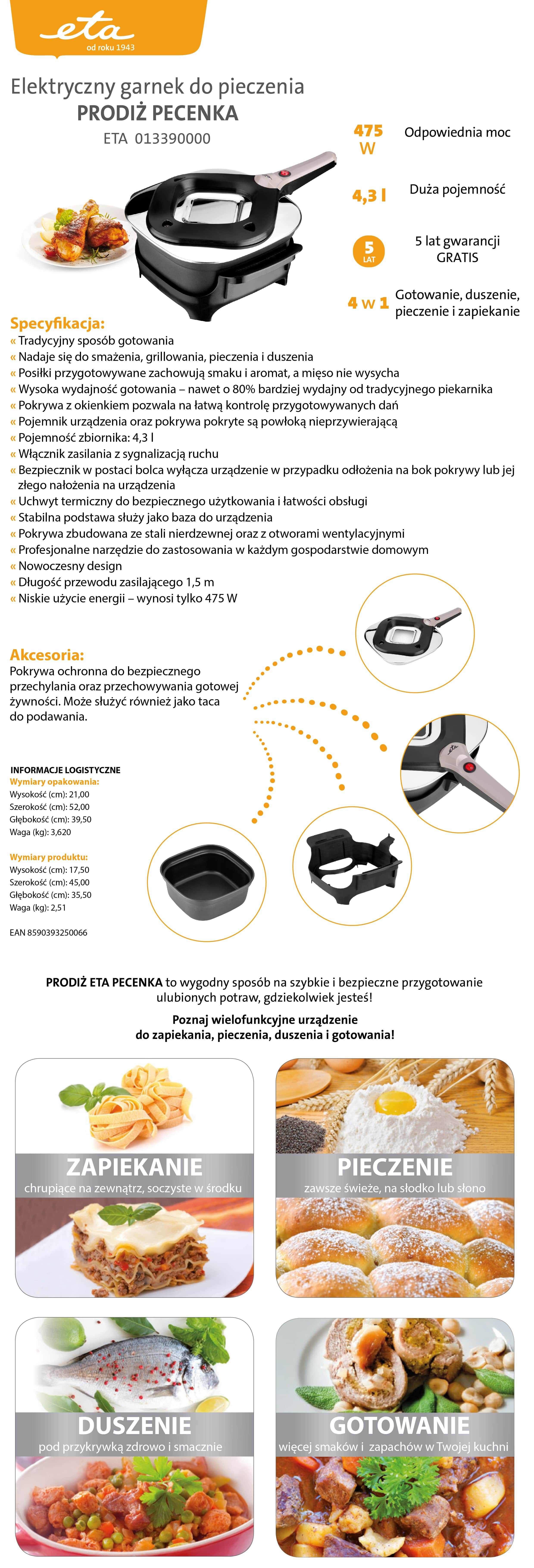 ETA Pecenka 013390000 Prodiż - niskie ceny i opinie w Media Expert