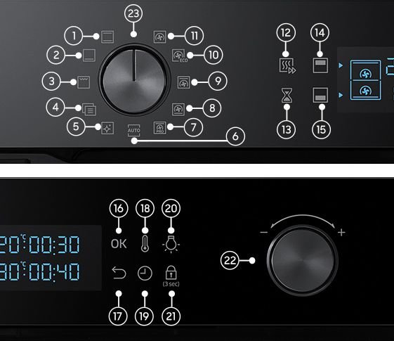 SAMSUNG NV75N5641RB Dual Cook Flex Elektryczny Czarny A+ Piekarnik ...