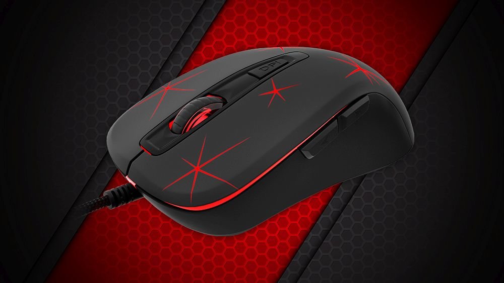 GENESIS Krypton 110 Czarno-czerwony Mysz - ceny i opinie w Media Expert