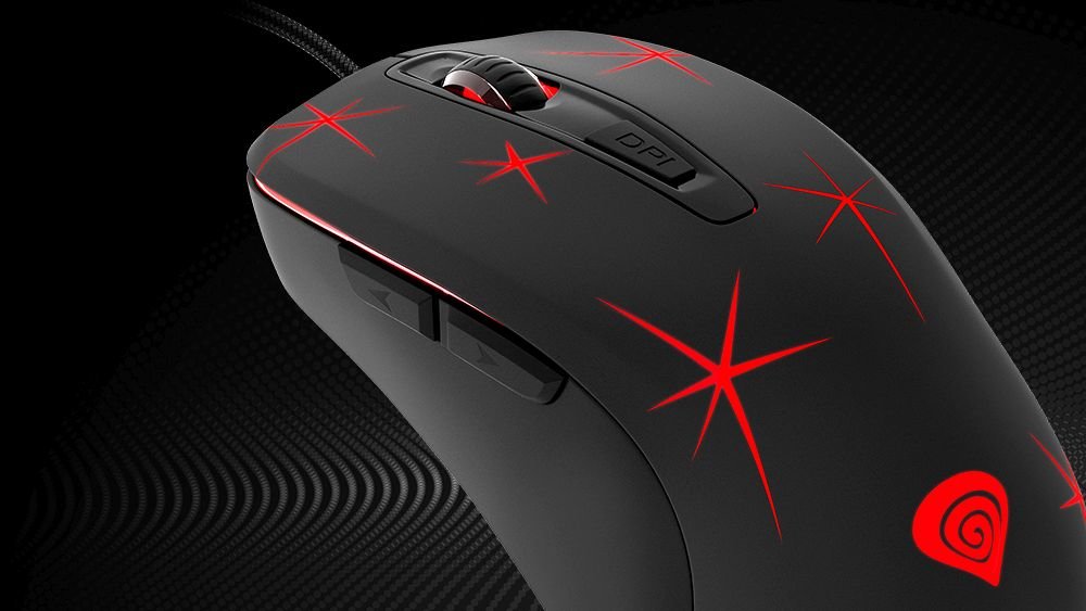 GENESIS Krypton 110 Czarno-czerwony Mysz - ceny i opinie w Media Expert