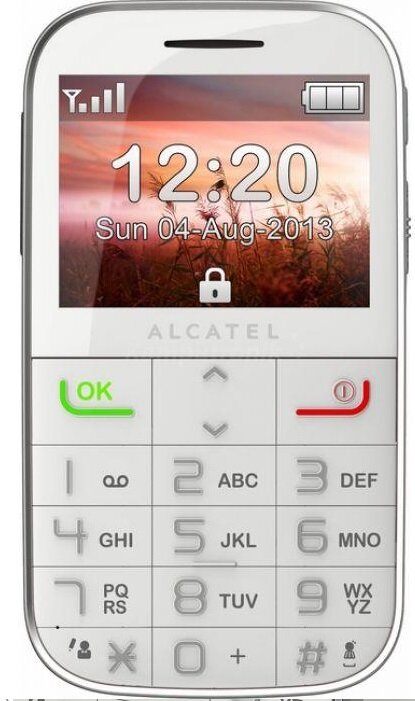 ALCATEL 2000 Biały Telefon - niskie ceny i opinie w Media Expert