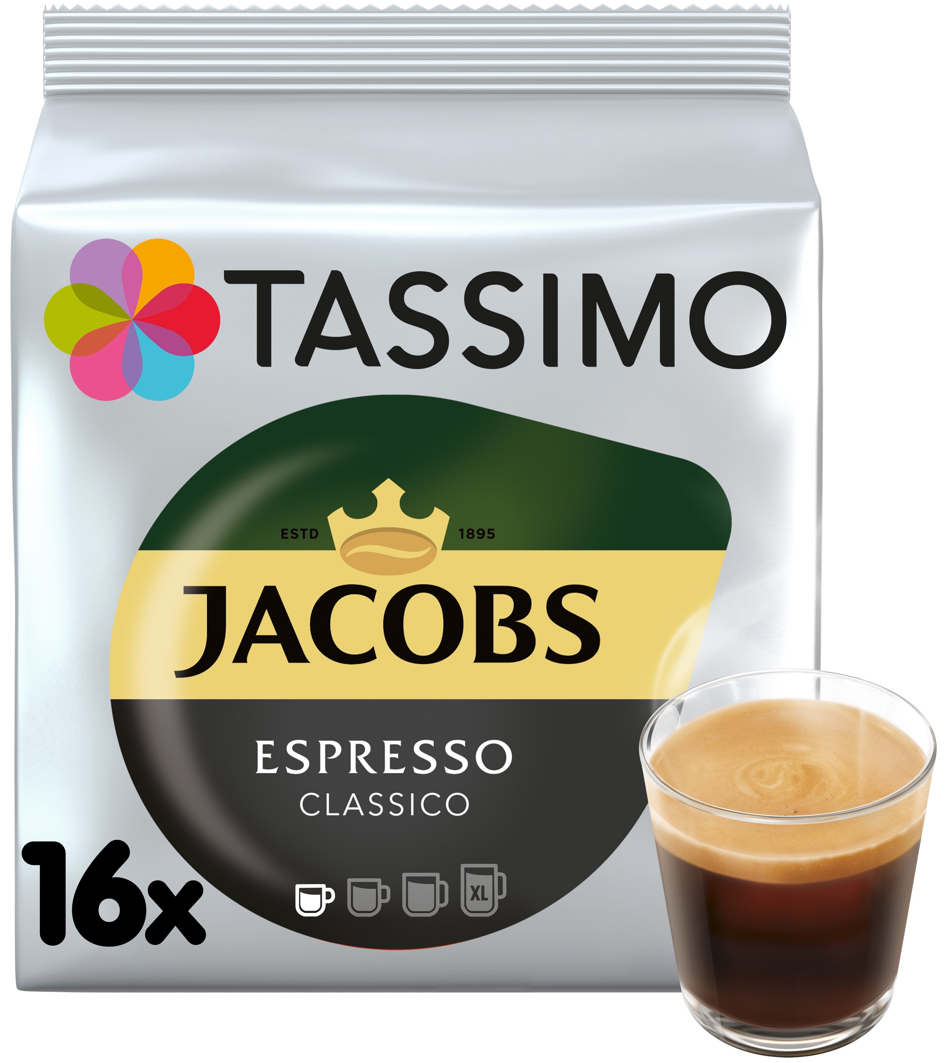 TASSIMO Jacobs Espresso Classico do ekspresu Bosch Tassimo Kapsułki ...