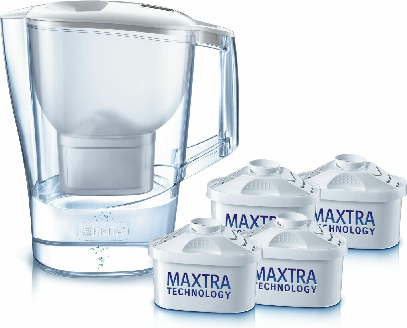 BRITA Aluna XL Biały + 4 wkłady Maxtra Dzbanek filtrujący - niskie ceny ...