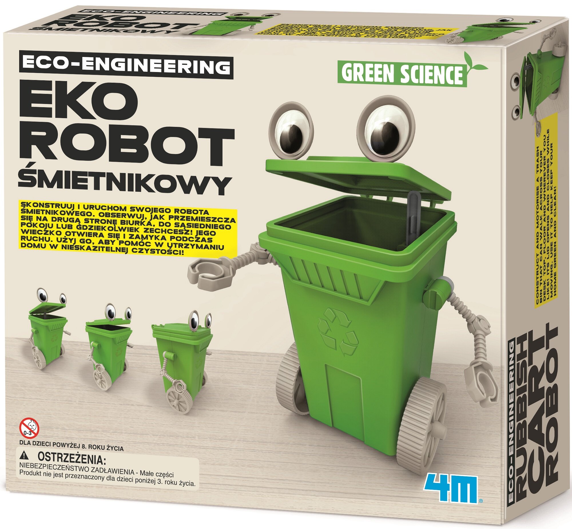 4M Green Science Eko Robot Śmietnikowy W3371 Robot - niskie ceny i ...