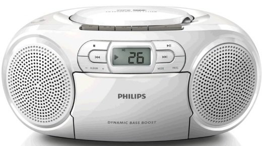 PHILIPS AZ328 Biały Radioodtwarzacz - niskie ceny i opinie w Media Expert