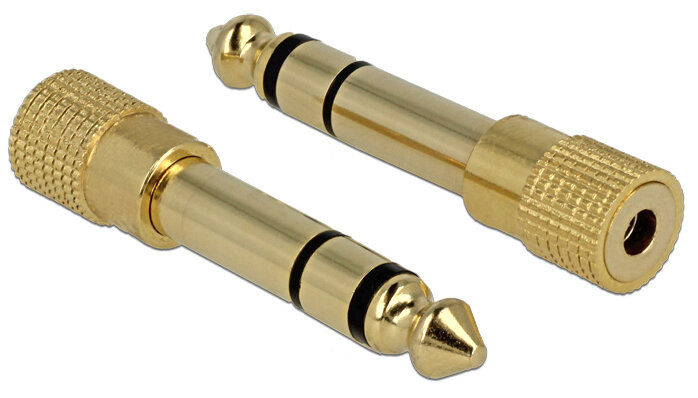 DELOCK Adapter Jack 6.3 mm - Jack 3.5 mm - niskie ceny i opinie w Media ...