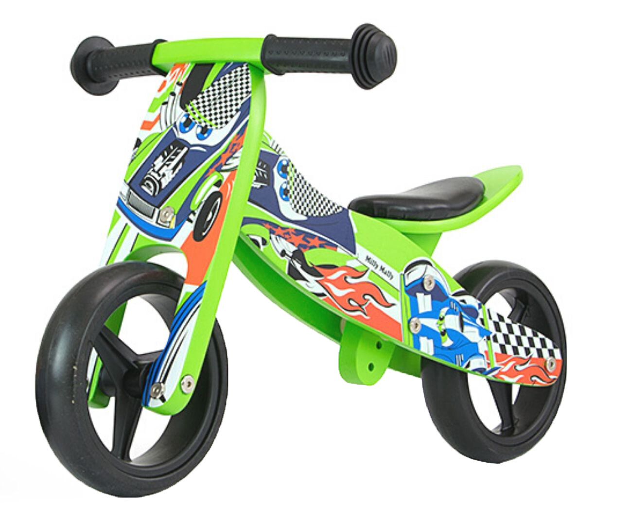 MILLY MALLY Jake 2w1 Cars Zielony Rowerek biegowy - niskie ceny i ...