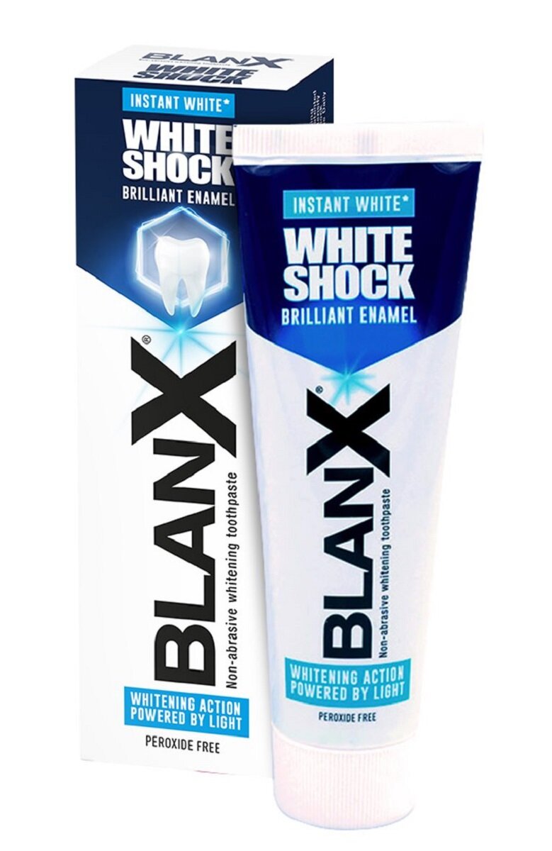 BLANX White Shock 75 ml Pasta do zębów - niskie ceny i opinie w Media Expert