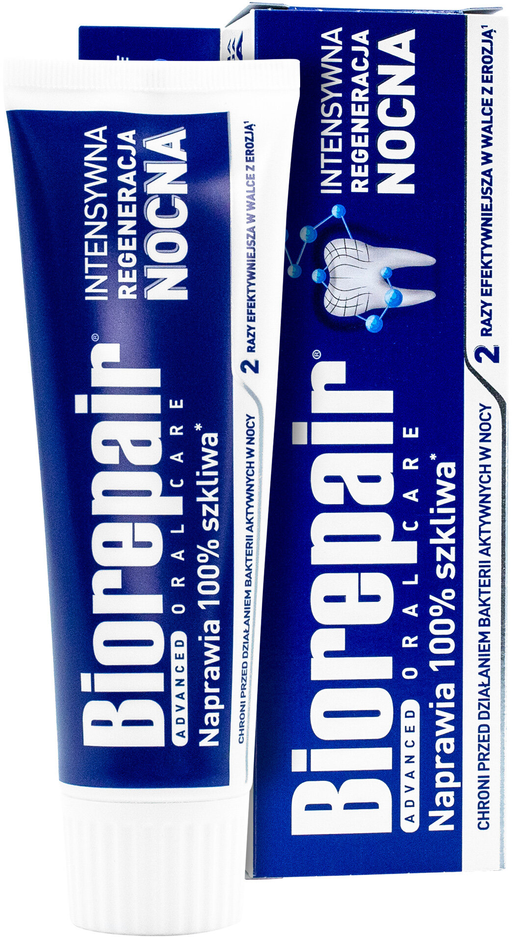 BIOREPAIR Night 75 ml Pasta do zębów - niskie ceny i opinie w Media Expert