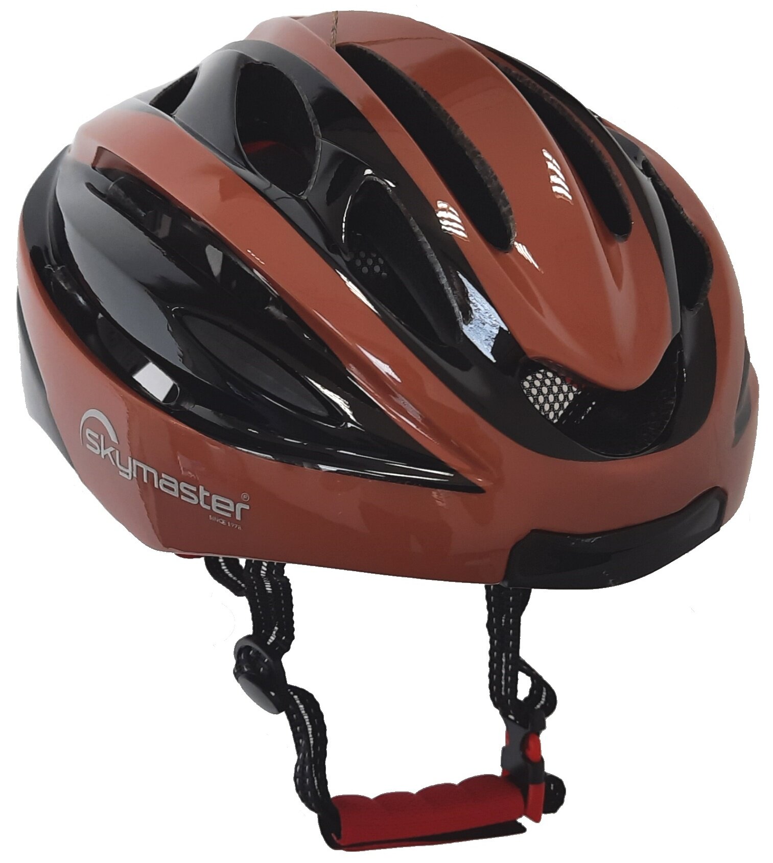 SKYMASTER Smart Helmet Brązowy MTB (rozmiar L) Kask rowerowy - niskie ...