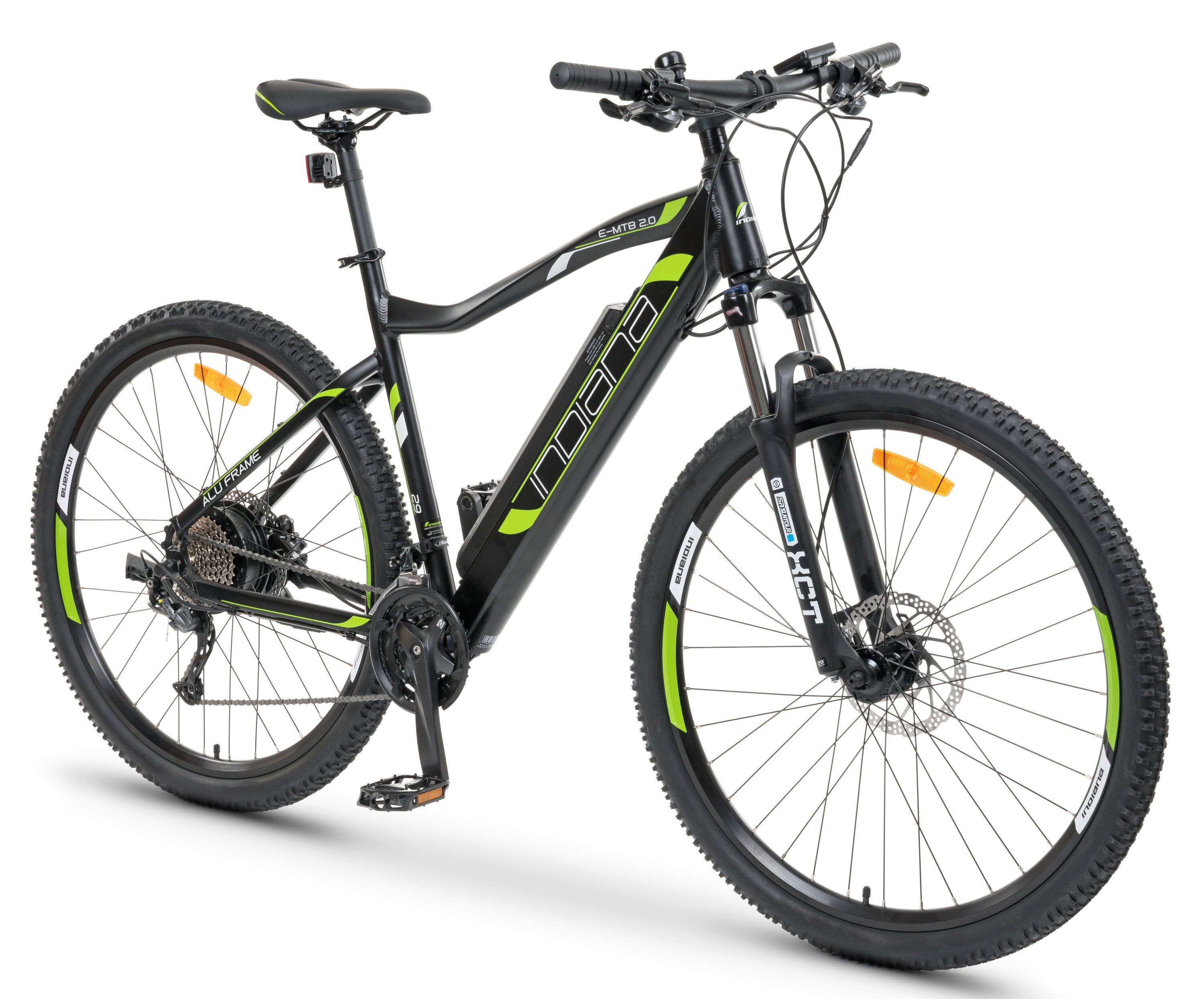 INDIANA E-MTB 2.0 M21 29 cali męski Czarno-zielony Rower elektryczny - niskie ceny i opinie w ...