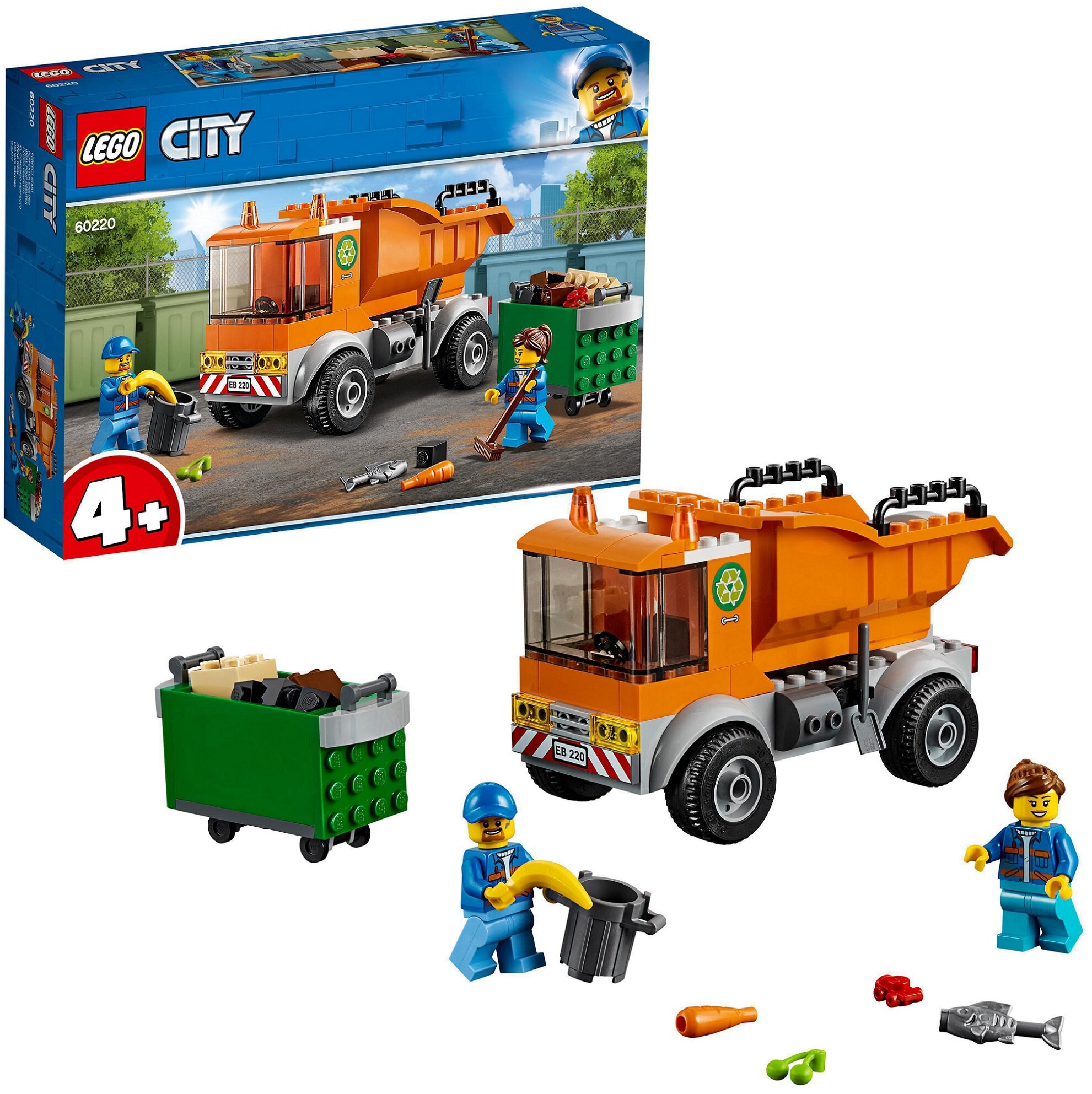 LEGO City Śmieciarka 60220 - niskie ceny i opinie w Media Expert