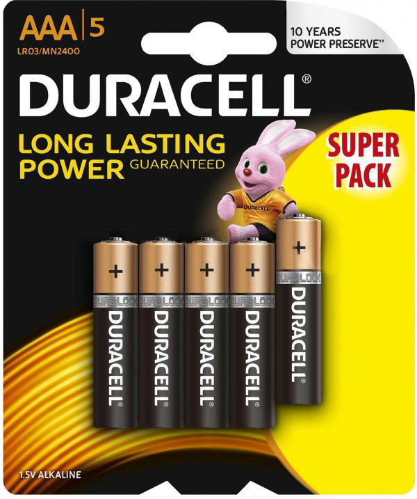 DURACELL Basic (5 szt.) Baterie AAA LR03 - niskie ceny i opinie w Media ...