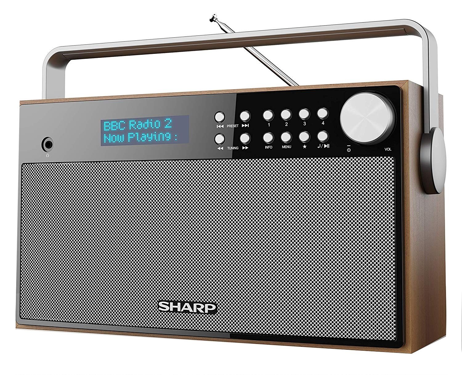 SHARP DR-P350 Brązowy Radio - niskie ceny i opinie w Media Expert