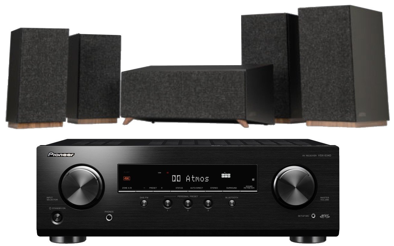 PIONEER VSX-534DB + JAMO S 803 HCS Czarny Kino domowe - niskie ceny i ...