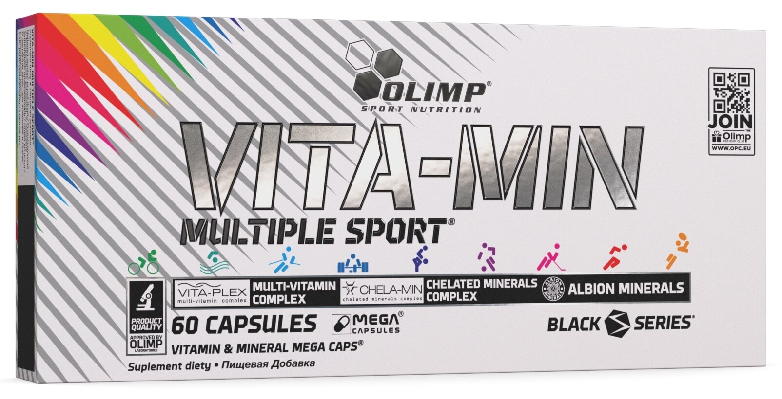 OLIMP Vita-Min Multiple Sport Mega Caps (60 kapsułek) Kompleks witamin ...