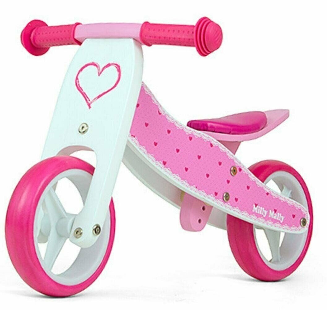 MILLY MALLY Jake 2w1 Hearts Rowerek biegowy - niskie ceny i opinie w ...