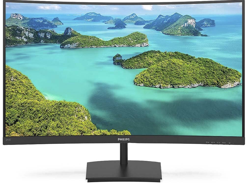 PHILIPS E-line 241E1SCA 23.6" 1920x1080px 4 ms Curved Monitor - niskie ...