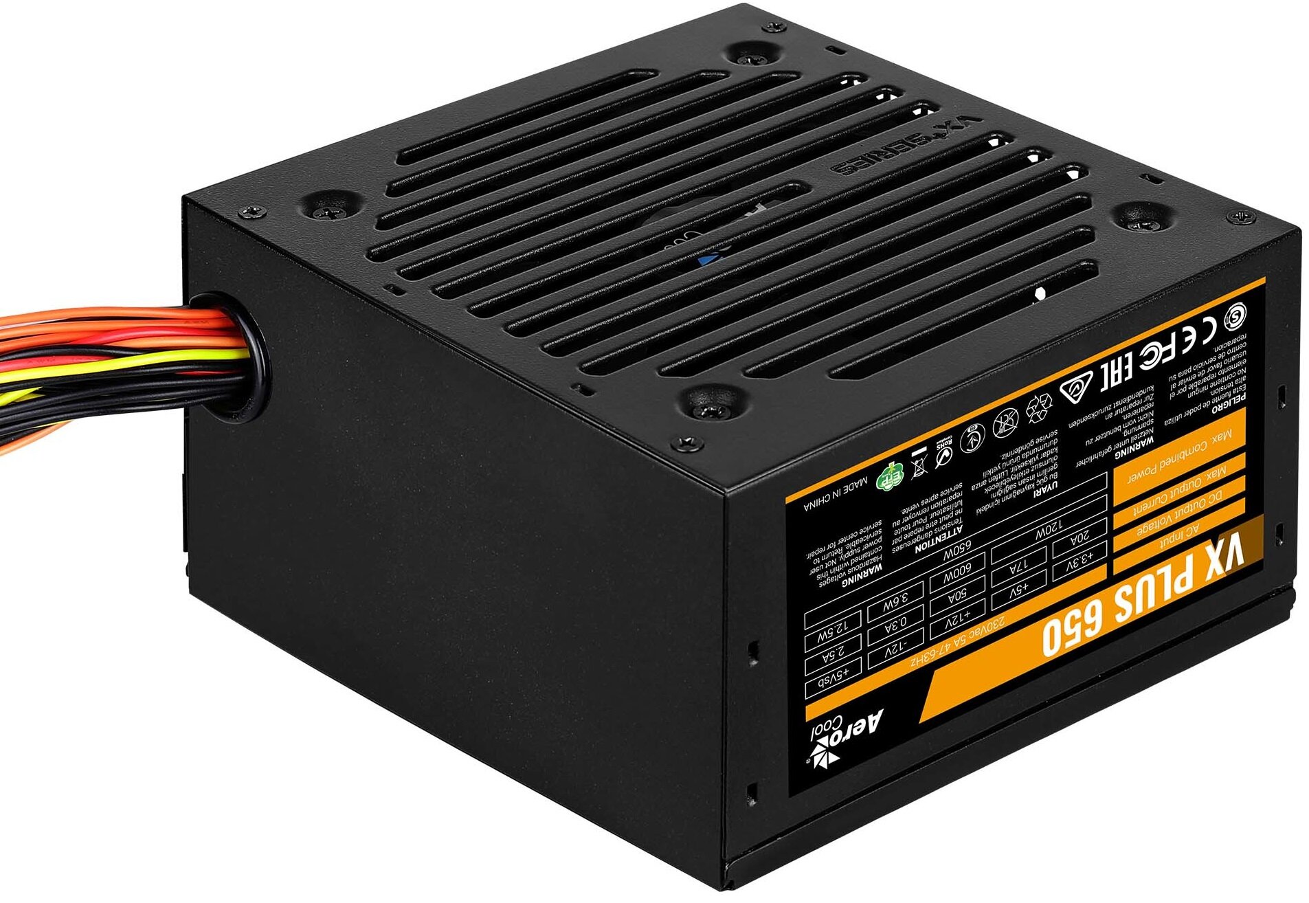 AEROCOOL PGS VX Plus 650W 80 Plus Zasilacz - niskie ceny i opinie w Media Expert