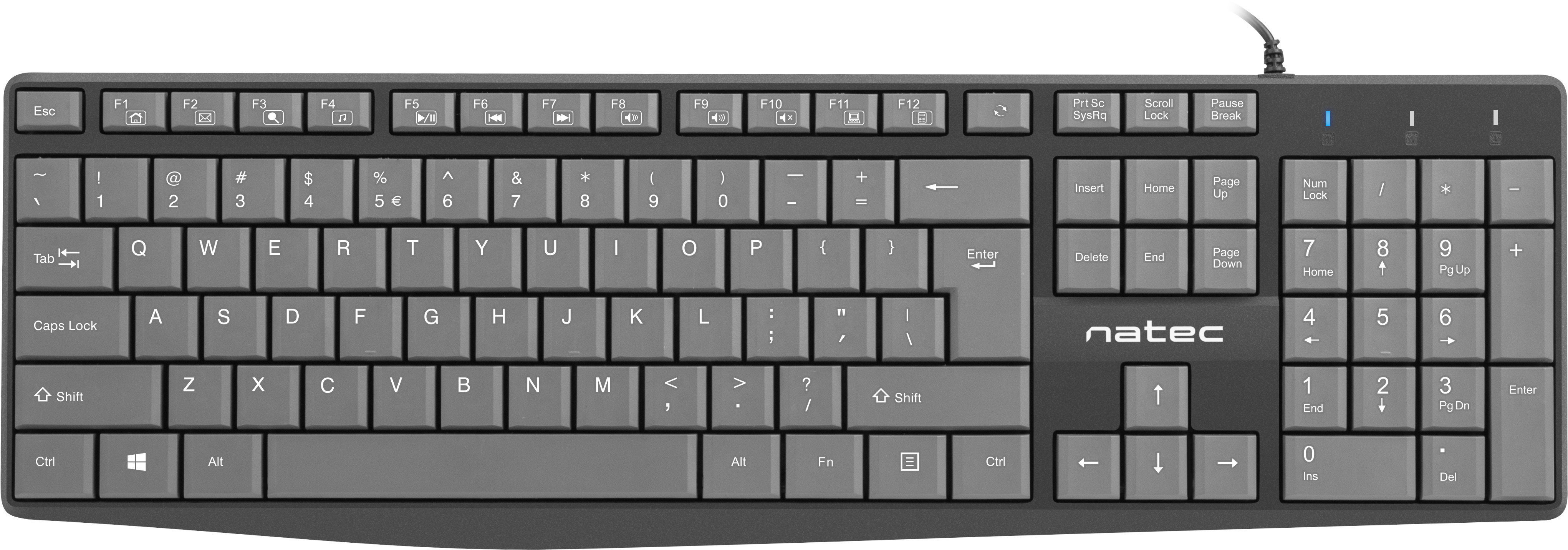 NATEC Nautilus Klawiatura - niskie ceny i opinie w Media Expert