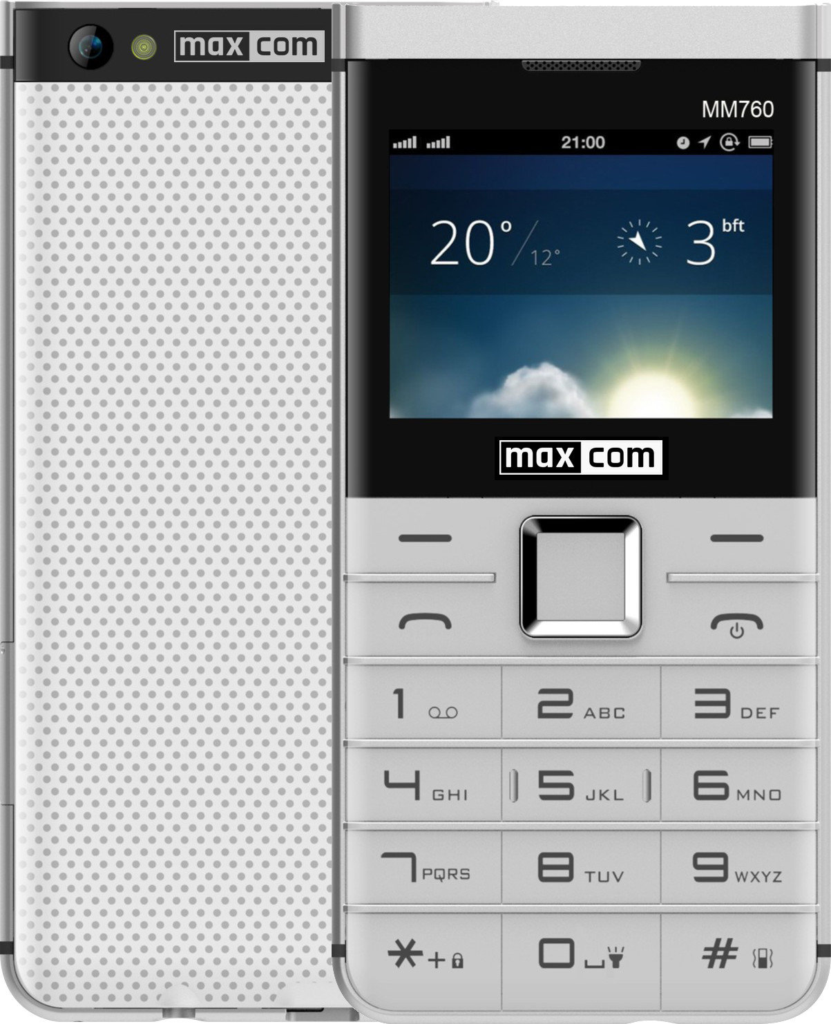 MAXCOM Comfort MM760 Biały Telefon - niskie ceny i opinie w Media Expert