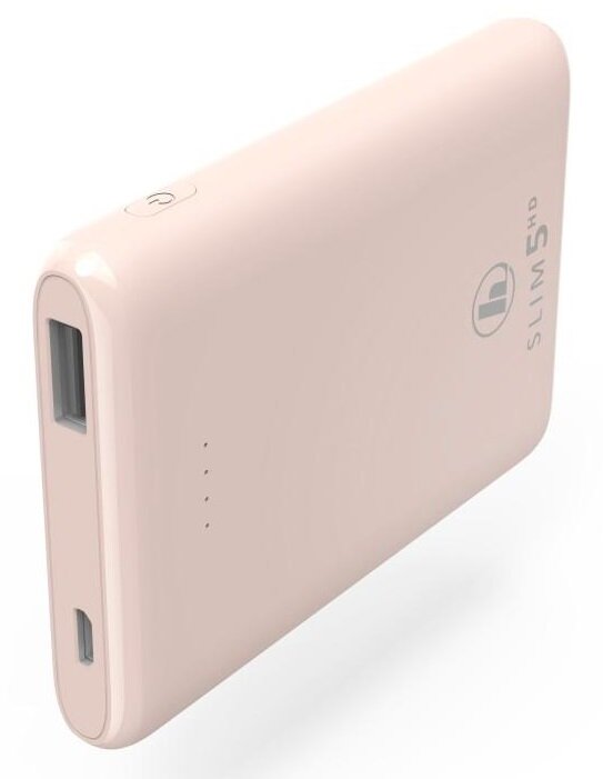 HAMA Slim 5HD Power Pack 5000 mAh Różowy Powerbank - niskie ceny i ...