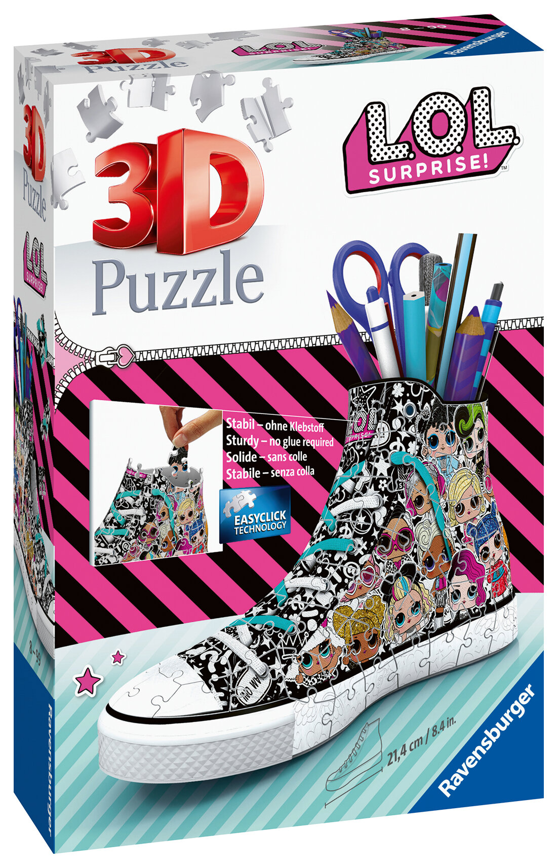 RAVENSBURGER LOL Surprise Trampek (108 elementów) Puzzle 3D - niskie ...