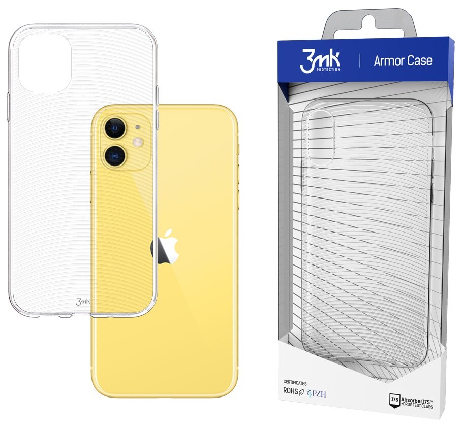3MK Armor Case do Apple iPhone 11 Przezroczysty Etui - niskie ceny i opinie w Media Expert