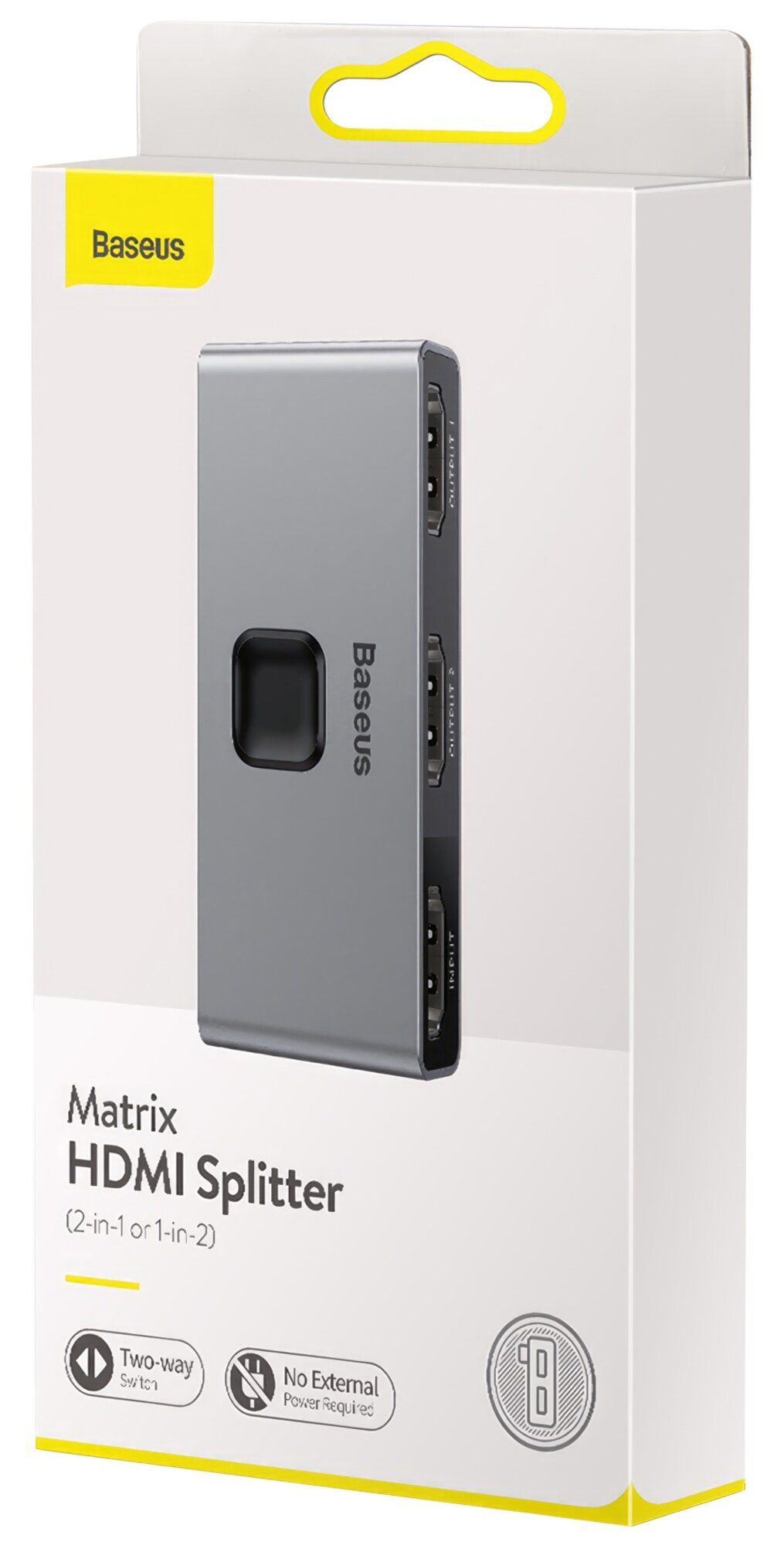 BASEUS Matrix Adapter HDMI - 2 x HDMI - niskie ceny i opinie w Media Expert