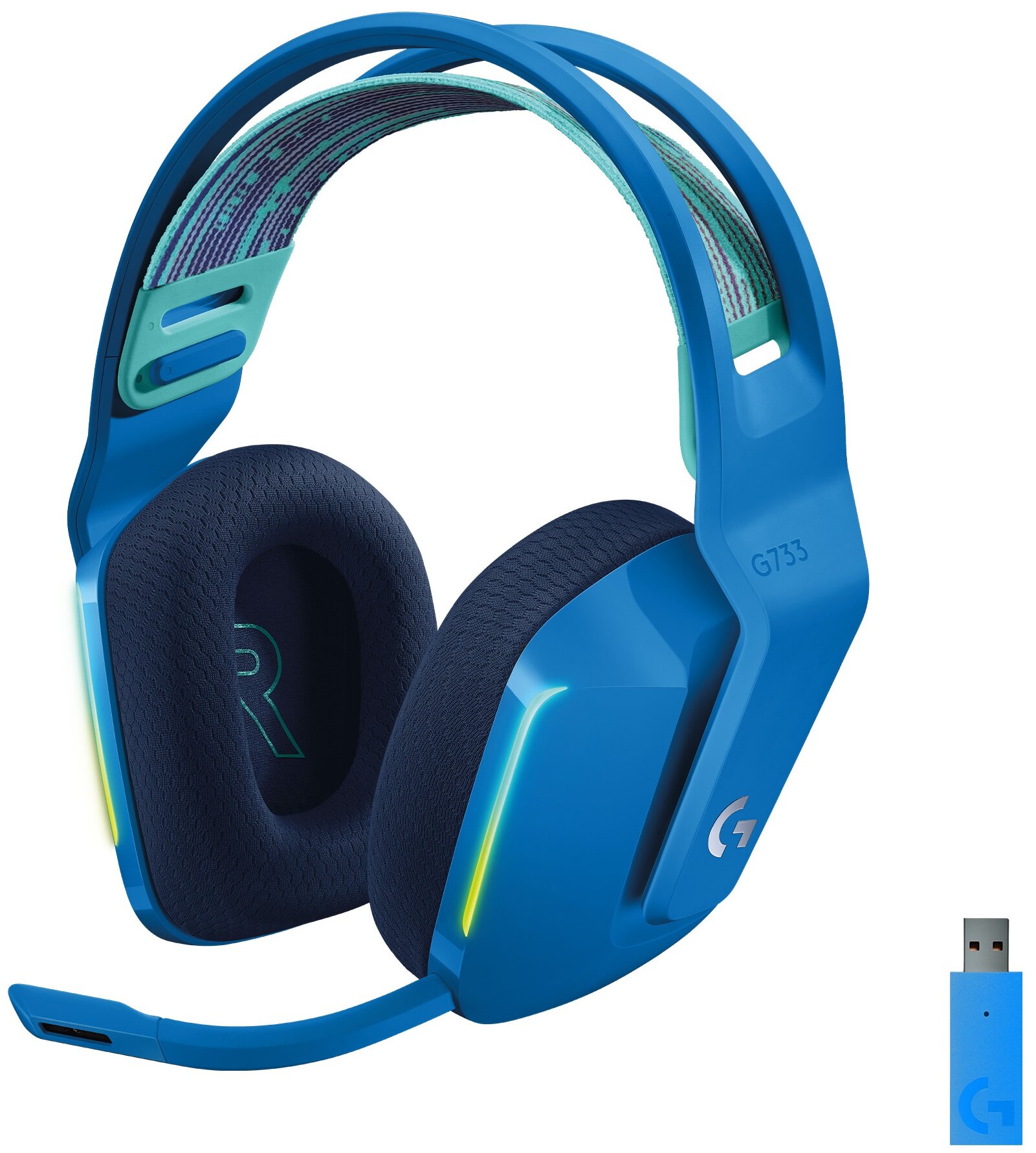 LOGITECH G733 Lightspeed Niebieski Słuchawki - niskie ceny i opinie w ...