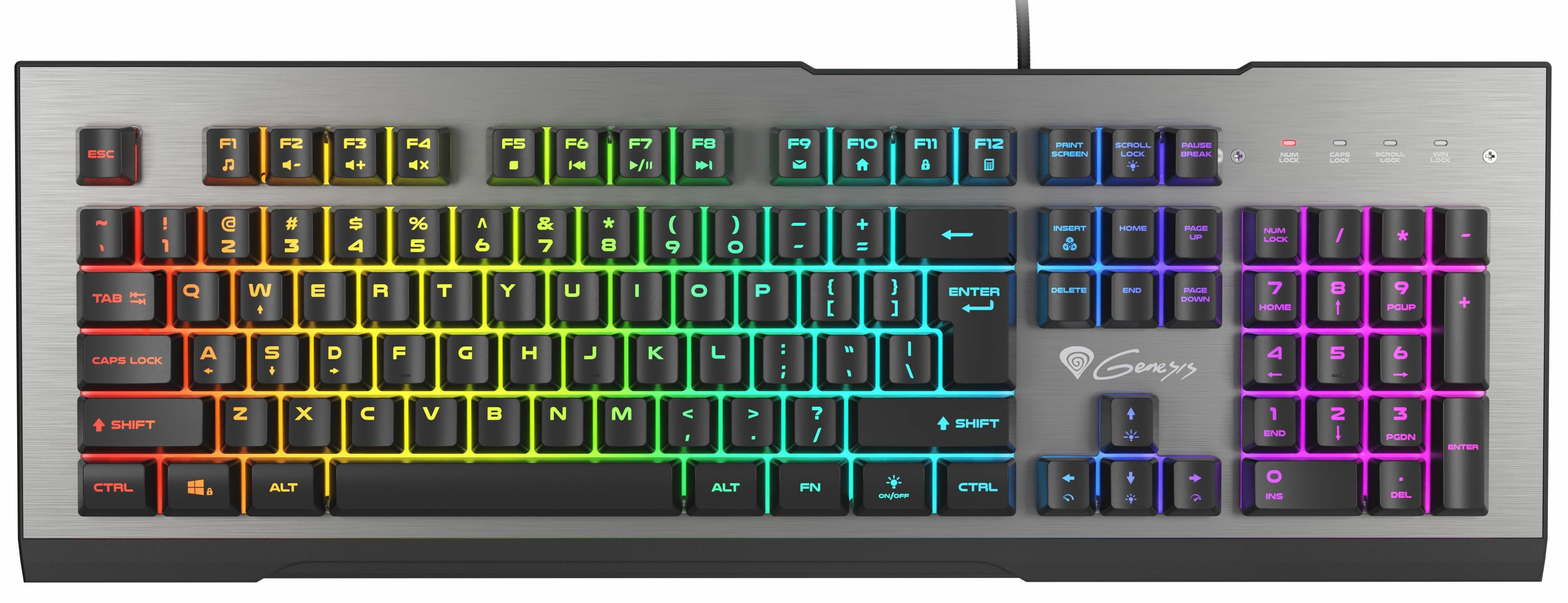 GENESIS Rhod 500 RGB Klawiatura - niskie ceny i opinie w Media Expert