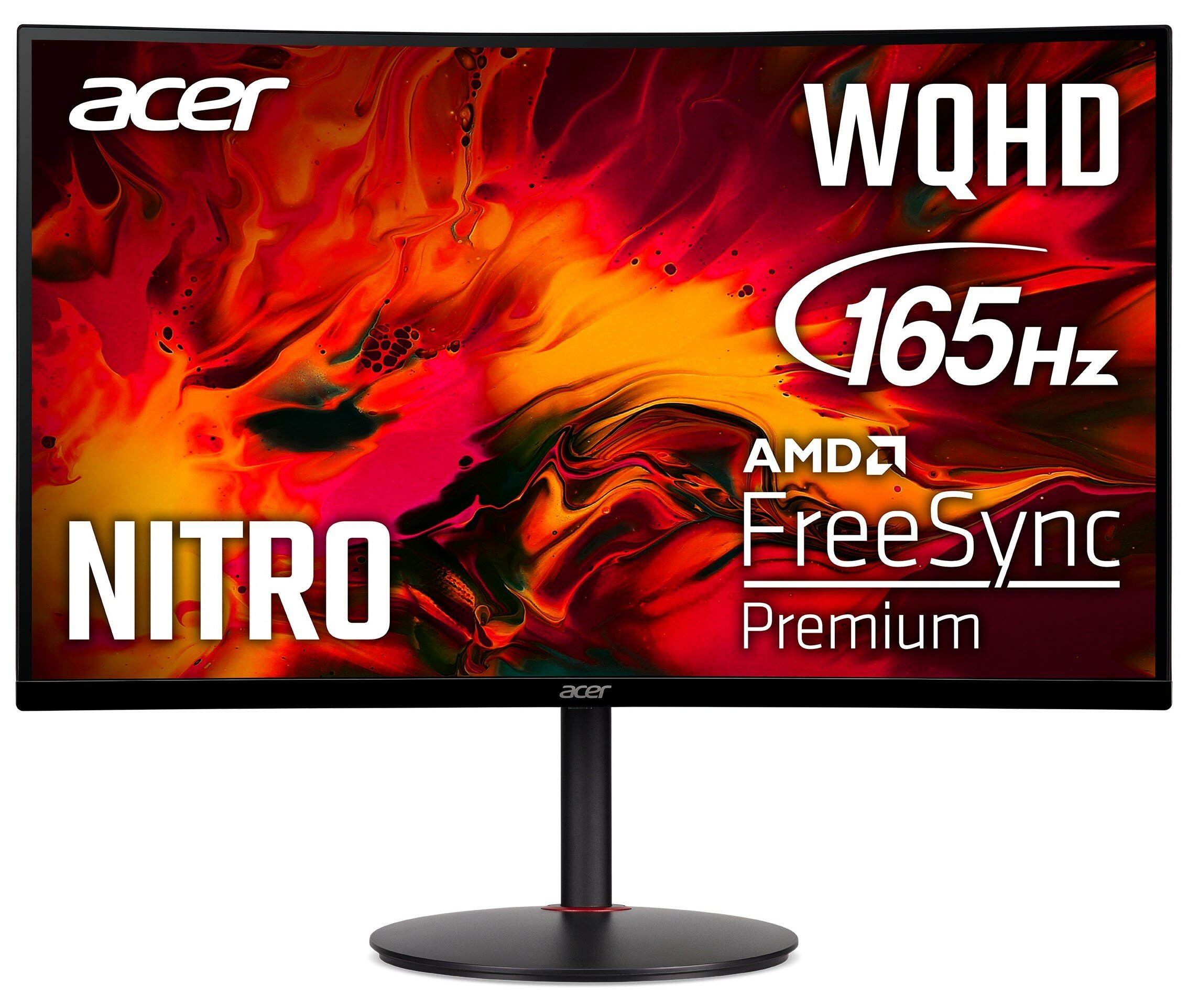 ACER Nitro XZ270UPBMIIPHX 27" 2560x1440px 165Hz 1 ms Curved Monitor ...