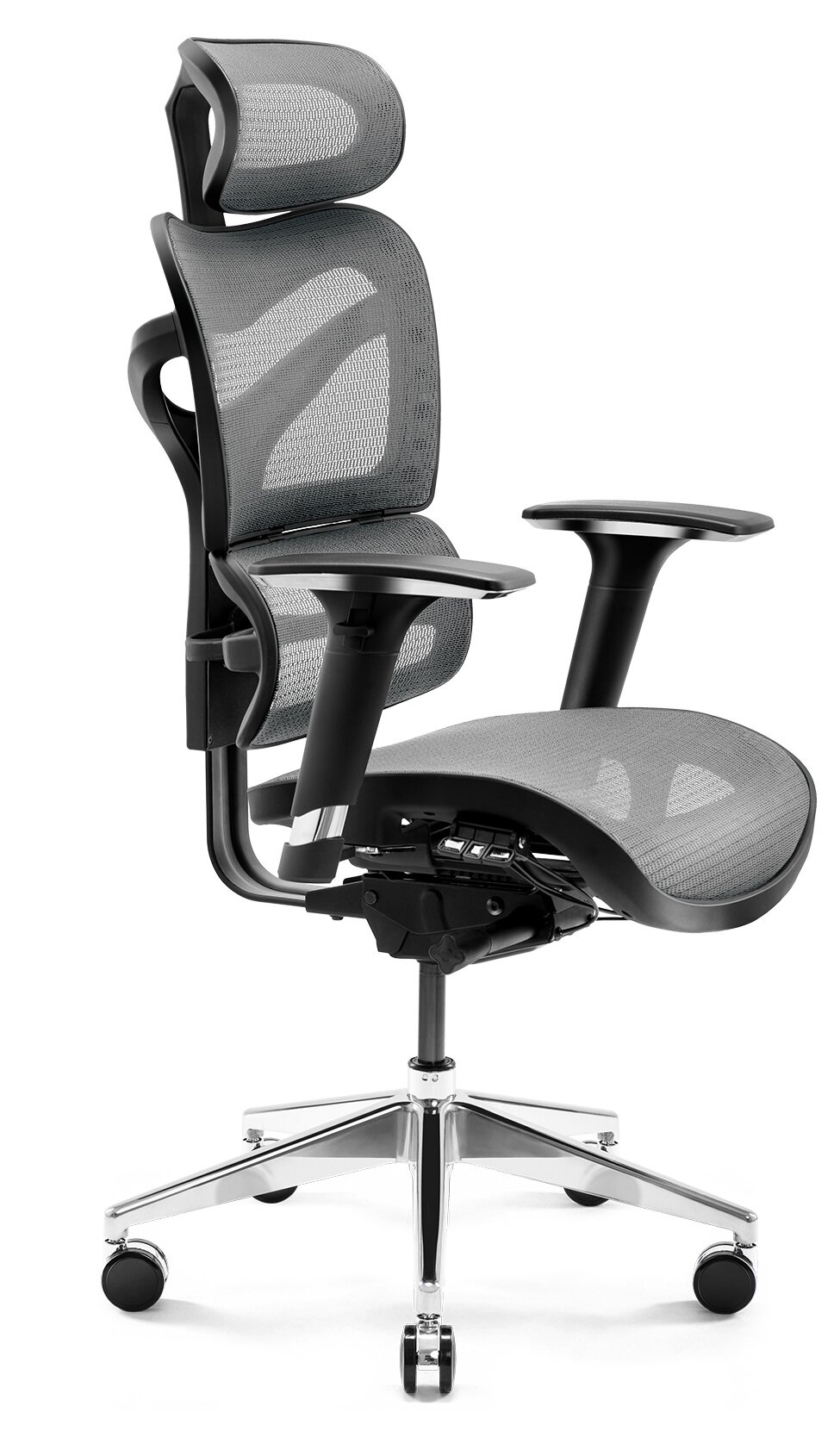 DIABLO CHAIRS V-Commander Czarno-szary Fotel - niskie ceny i opinie w ...