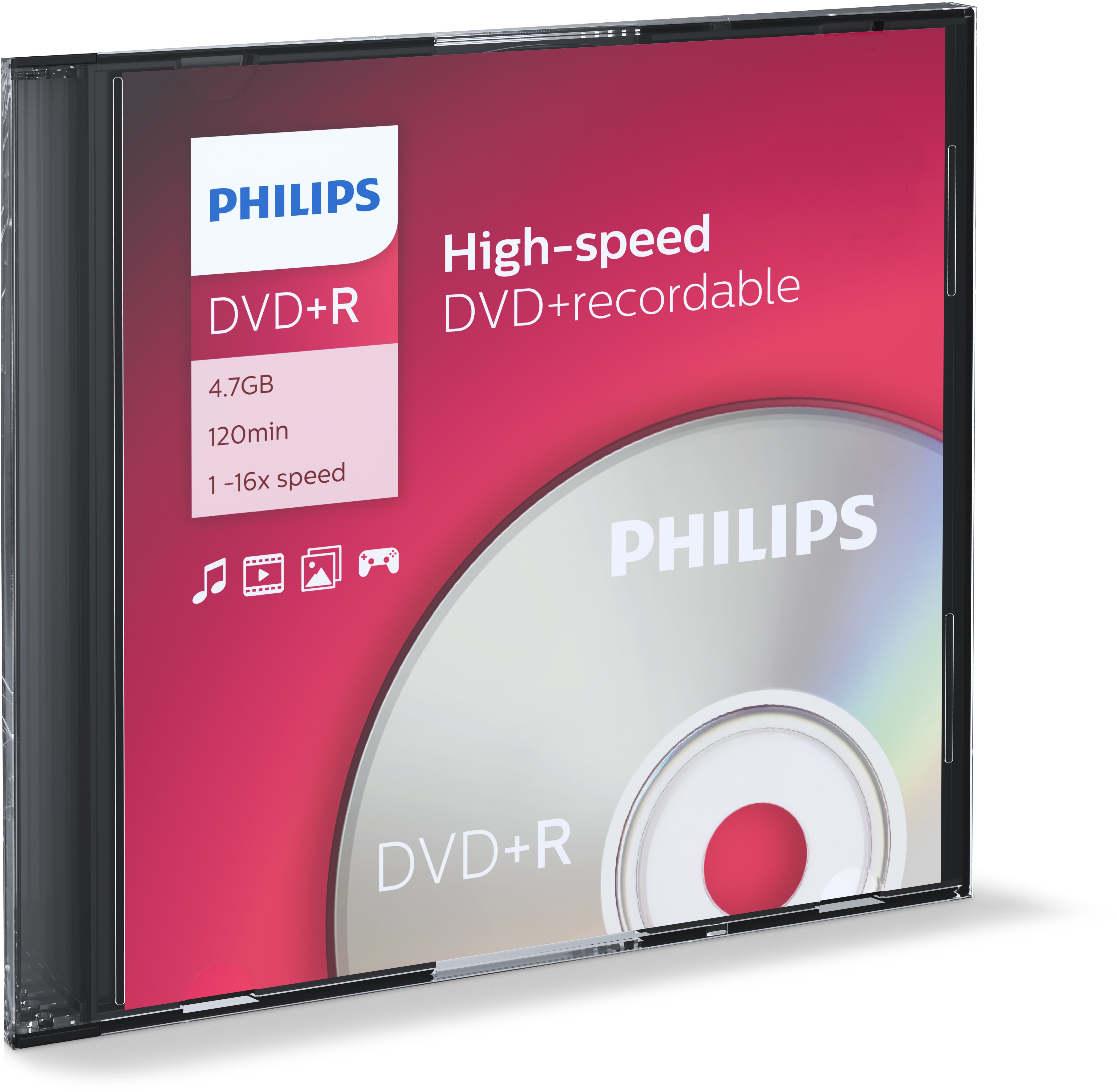 PHILIPS DVD+R 4.7 GB Slim 1 sztuka Płyta - niskie ceny i opinie w Media ...