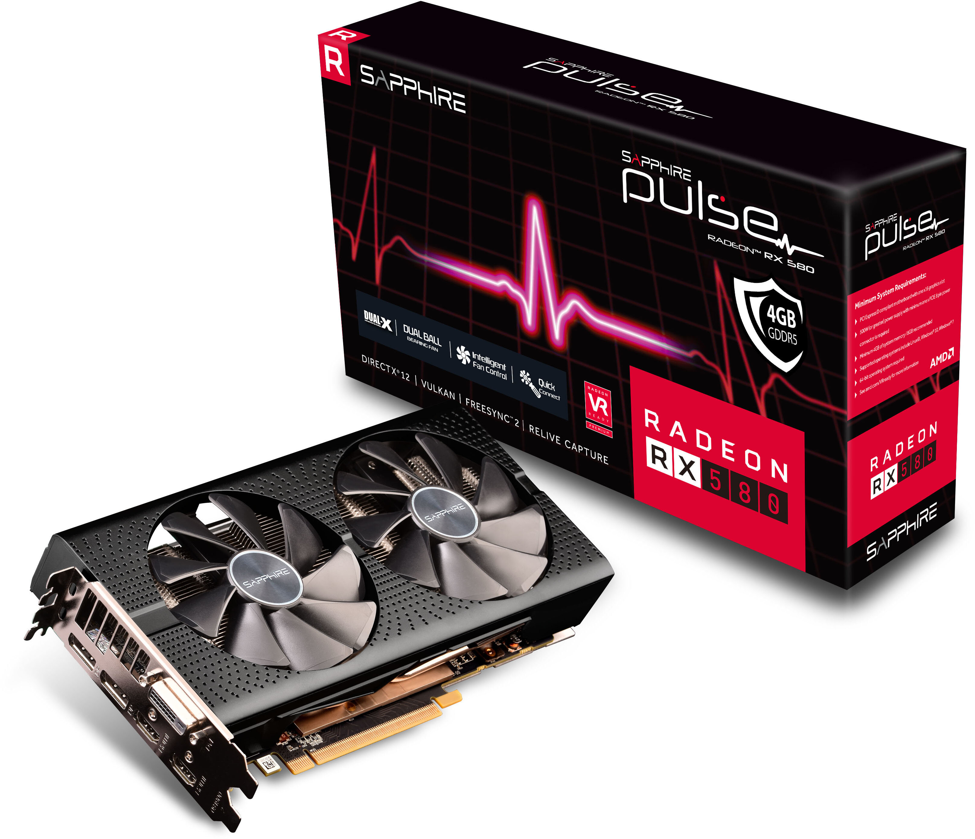 SAPPHIRE Pulse Radeon RX 580 4GB Karta graficzna - niskie ceny i opinie ...