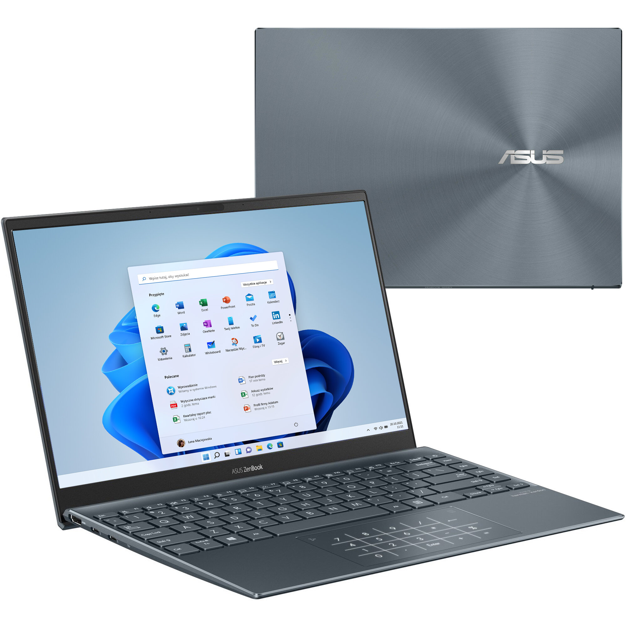 Laptop ASUS ZenBook UX325EA-KG272T 13.3" OLED i7-1165G7 16GB RAM 512GB ...
