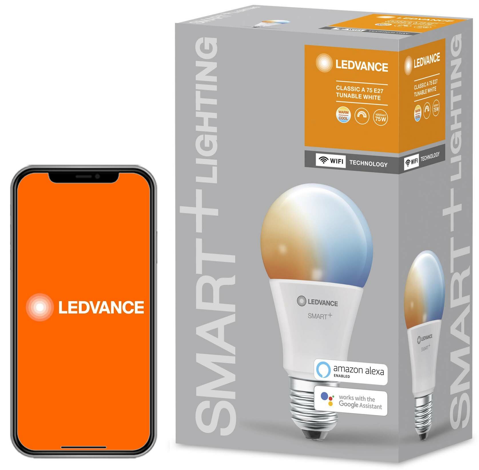 LEDVANCE 485433 9.5W E27 Wi-Fi Inteligentna żarówka LED - niskie ceny i ...