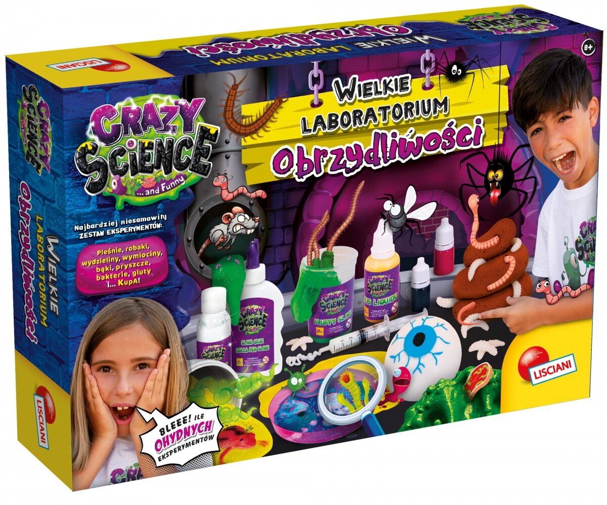 LISCIANI Crazy Science Wielkie Laboratorium Obrzydliwości 304-PL77250 ...