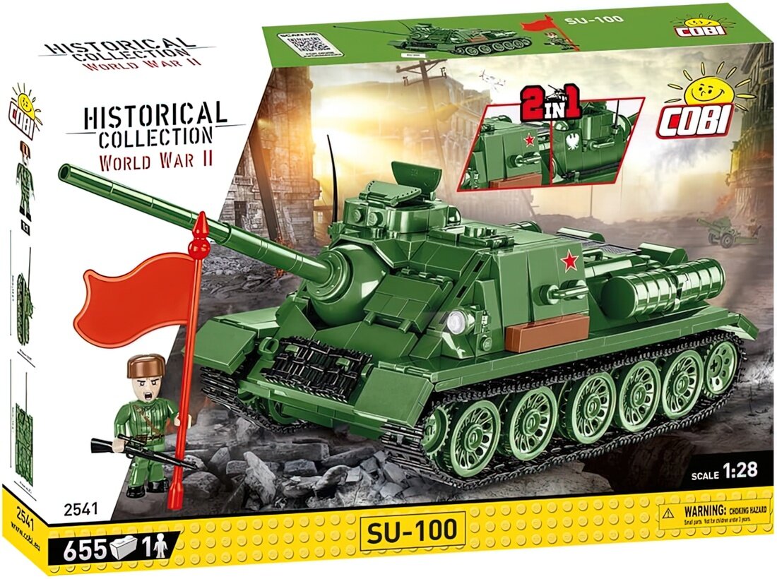 COBI Historical Collection World-War II SU-100 COBI-2541 Klocki ...