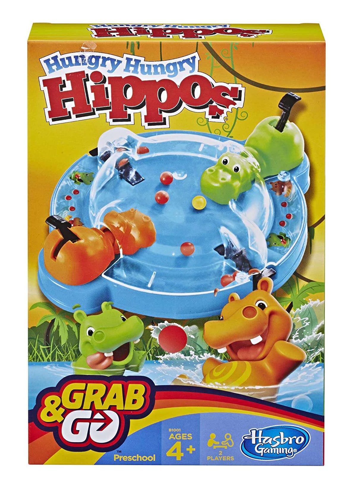 HASBRO Hungry Hippo - Wersja kieszonkowa Gra zręcznościowa - niskie ...